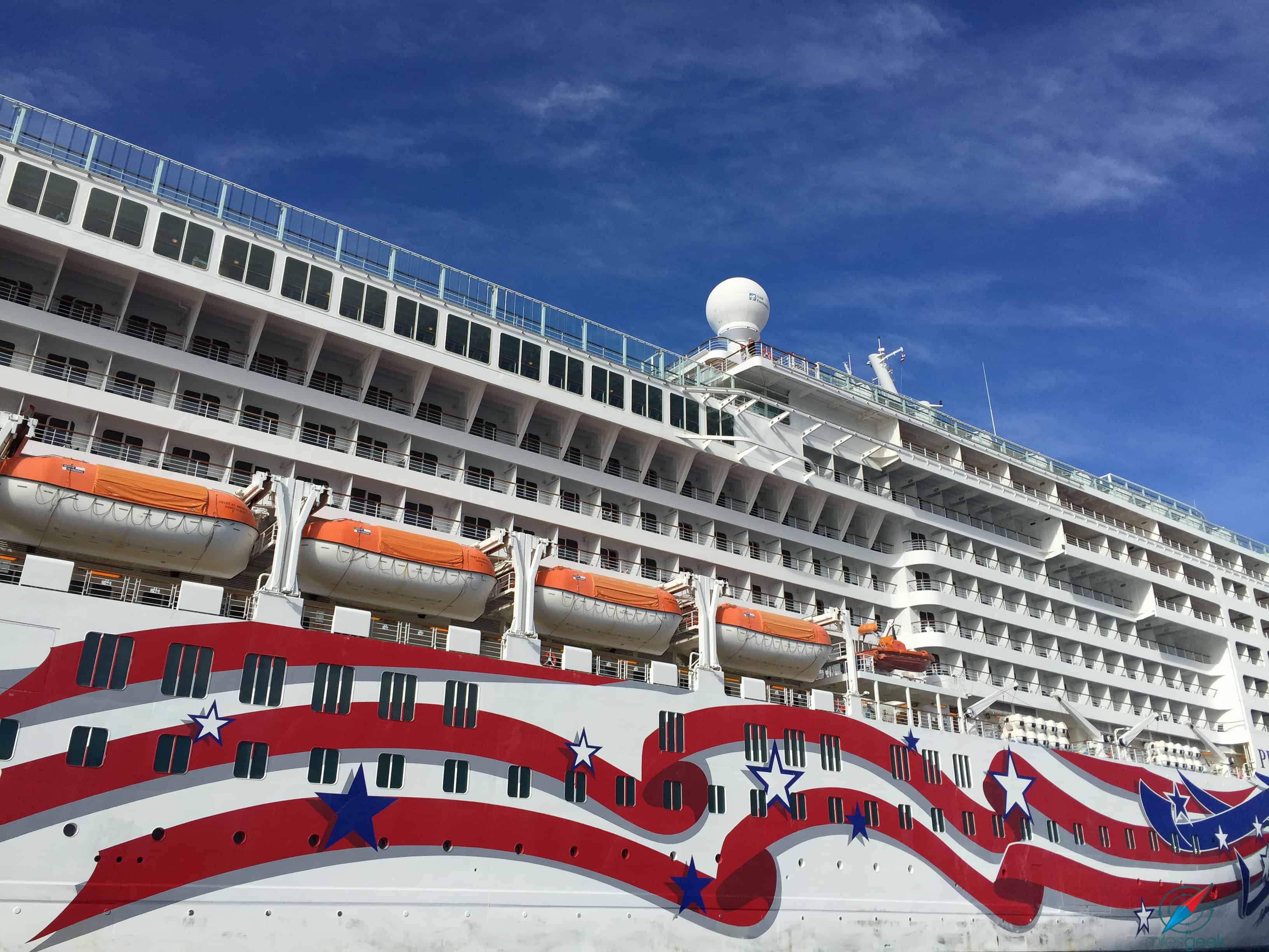 Pride of America Review, Hawaiian Cruise Day One - MilesGeek